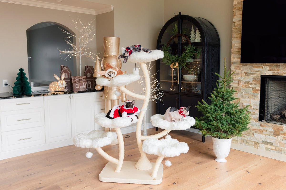 HexaFlora Flower Cat Tree | Modern Cat Tree by KBS