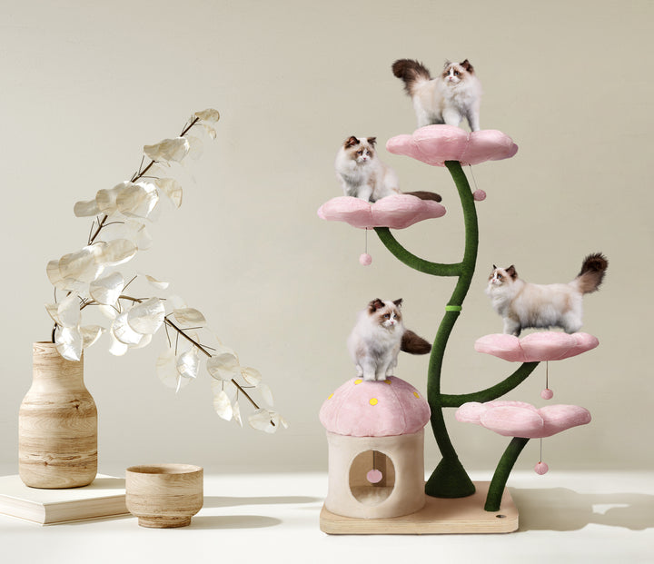 CHERRY BLOSSOM UNO - KBS FLORAL CAT TREE – KBSPETS