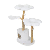 Cozy Plush Blanc Tres - KBS Floral Cat Tree – KBSPETS
