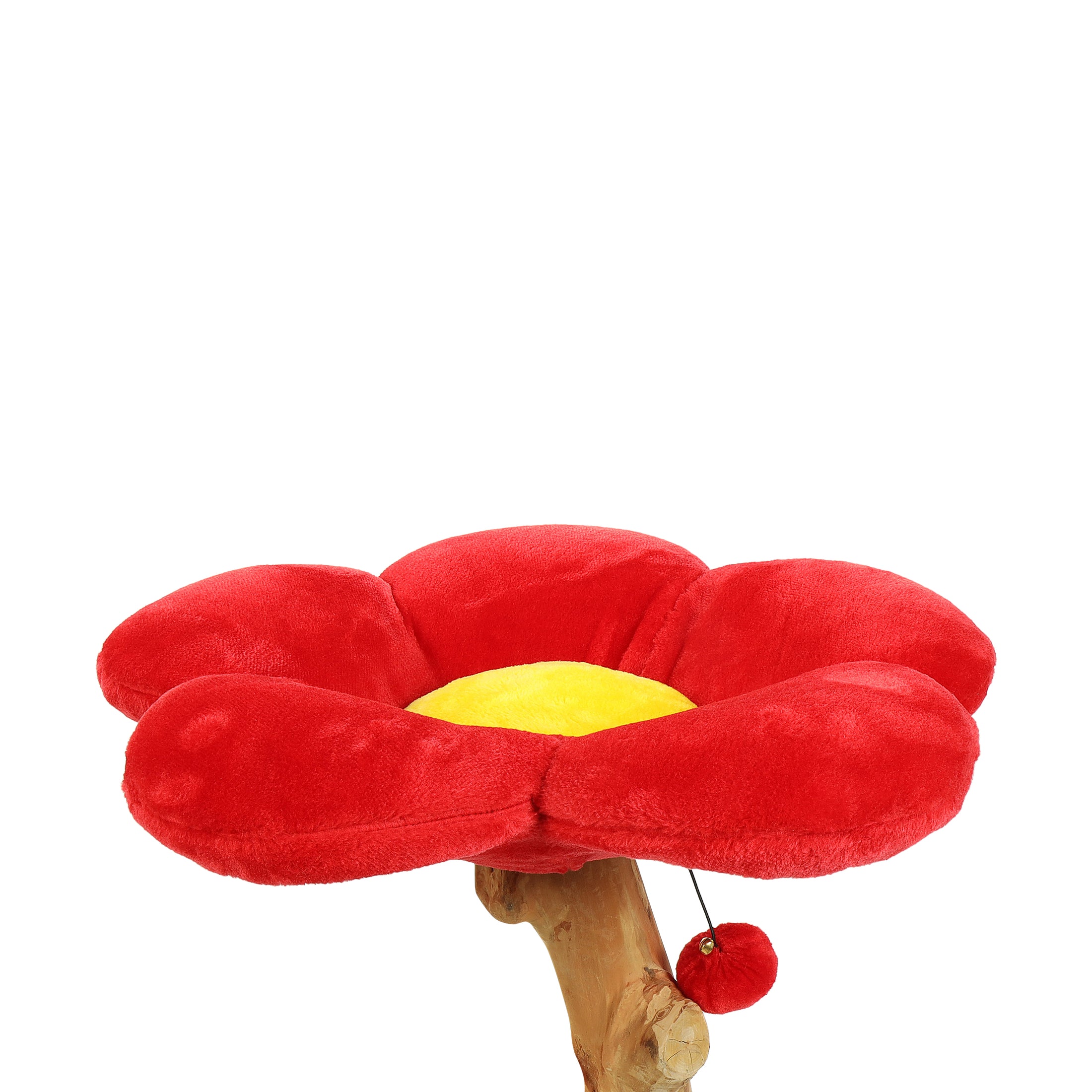 Zinnia Red Tres Modern Cat Tree & Condo, Large, Red, Kbspets