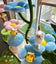 Hydrangea Blue Eden Flower Cat Tree & Condo, Large, Blue, Kbspets